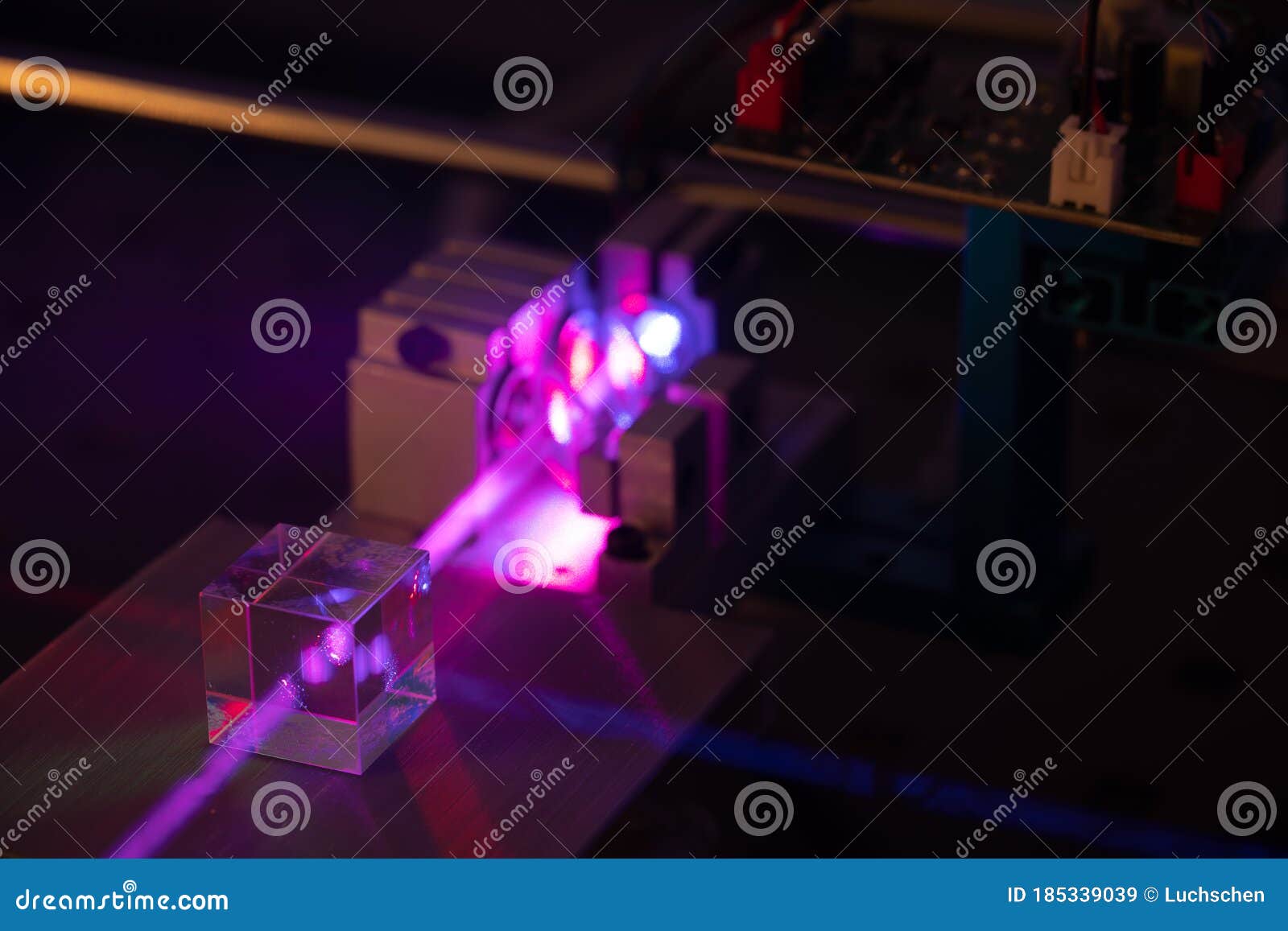 Laser Development System in Optical Laboratory Stock Image - Image of ...