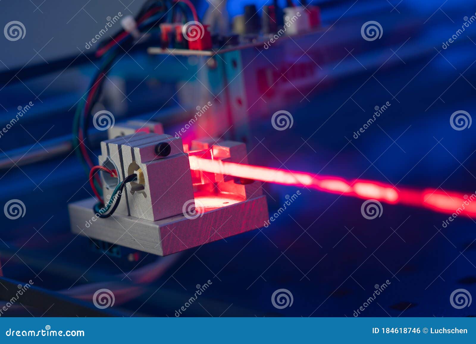 Laser Development System in Optical Laboratory Stock Photo - Image of ...