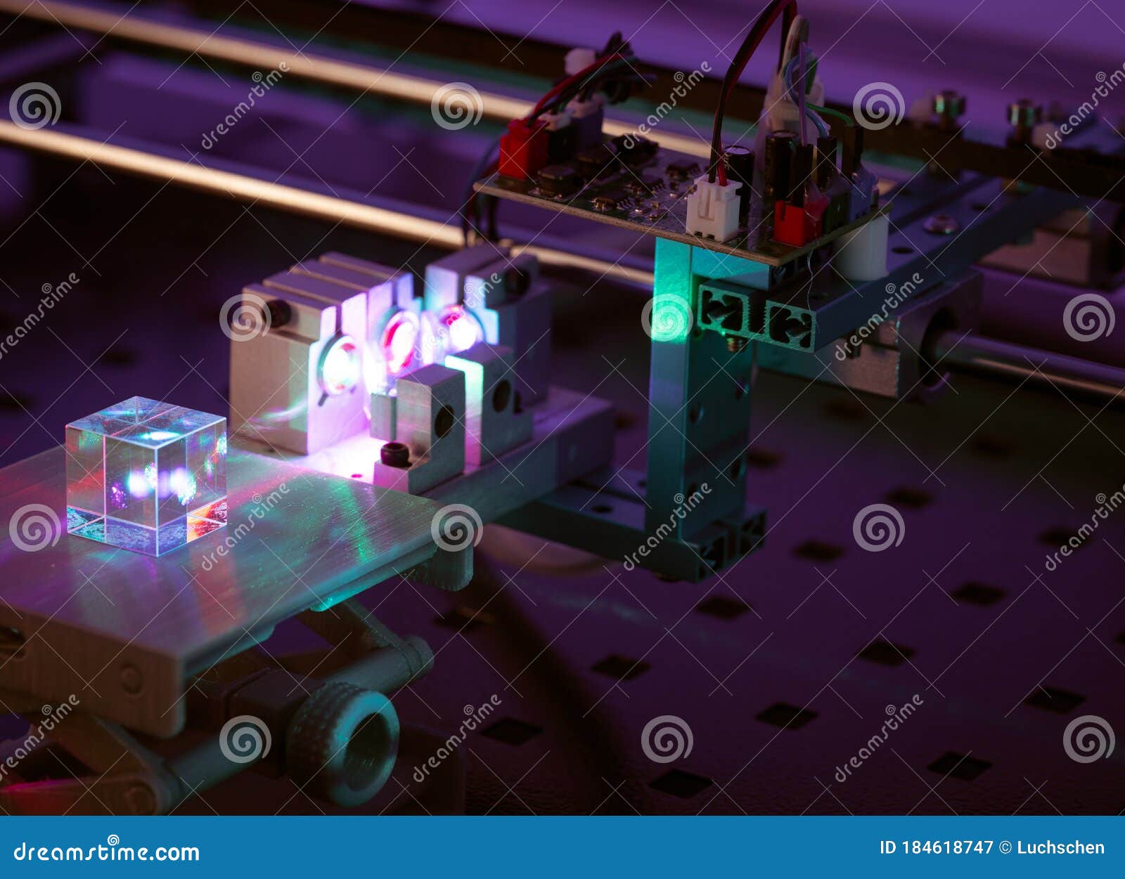 Laser Development System in Optical Laboratory Stock Image - Image of ...