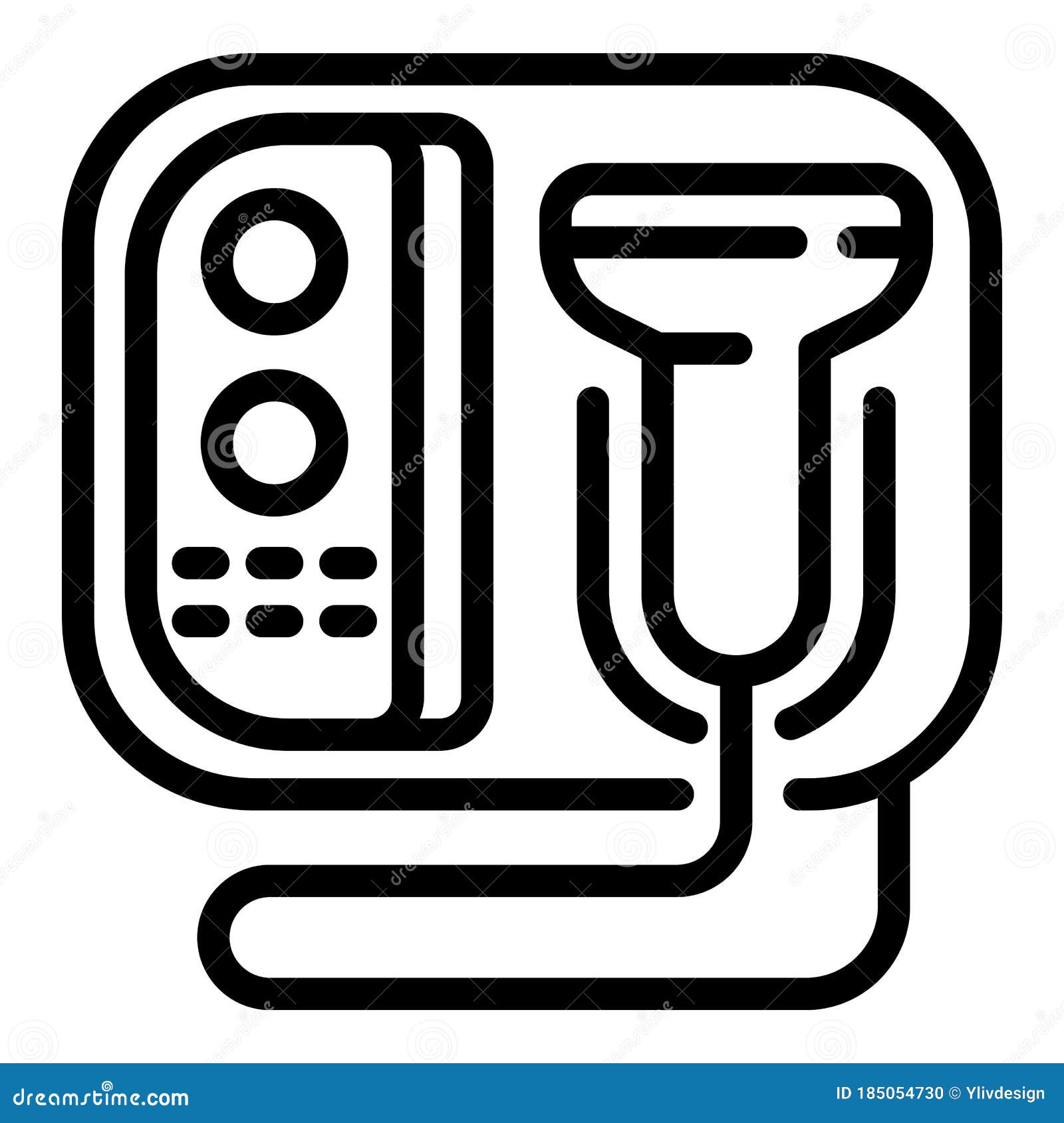Laser Device Equipment Icon, Outline Style Stock Vector - Illustration ...