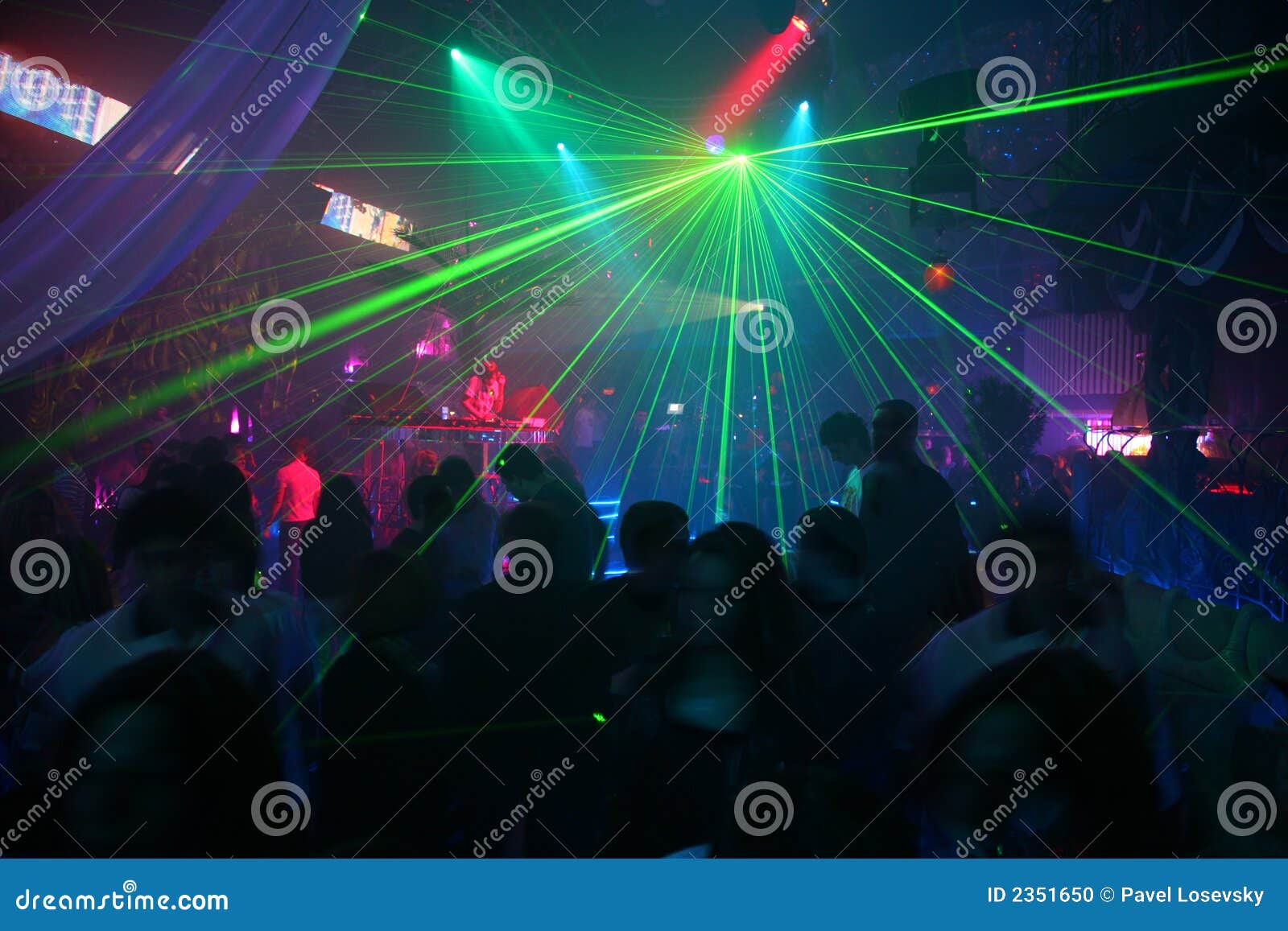 Laser disco stock photo. Image of crowd, house, forecasting - 2351650