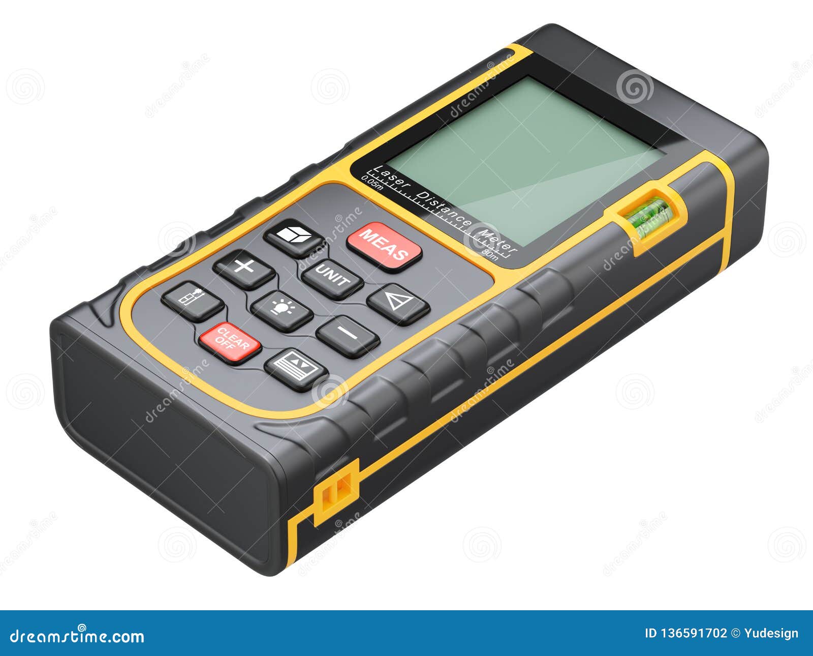 Laser distance meter stock illustration. Illustration of worktool ...
