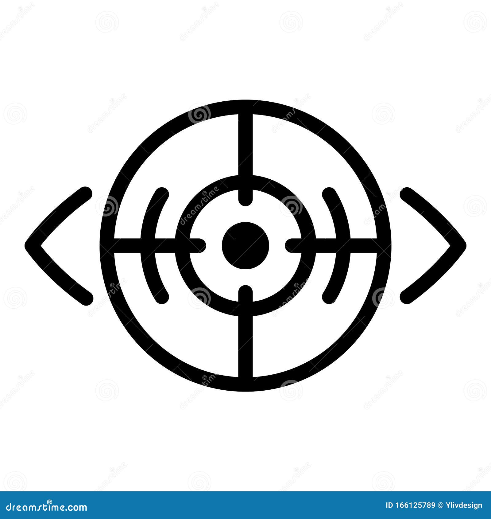Laser Eye Correction Icon, Outline Style Stock Vector - Illustration of ...