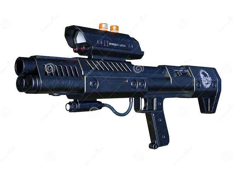 Laser gun stock image. Image of firearm, rifle, affairs - 85250153