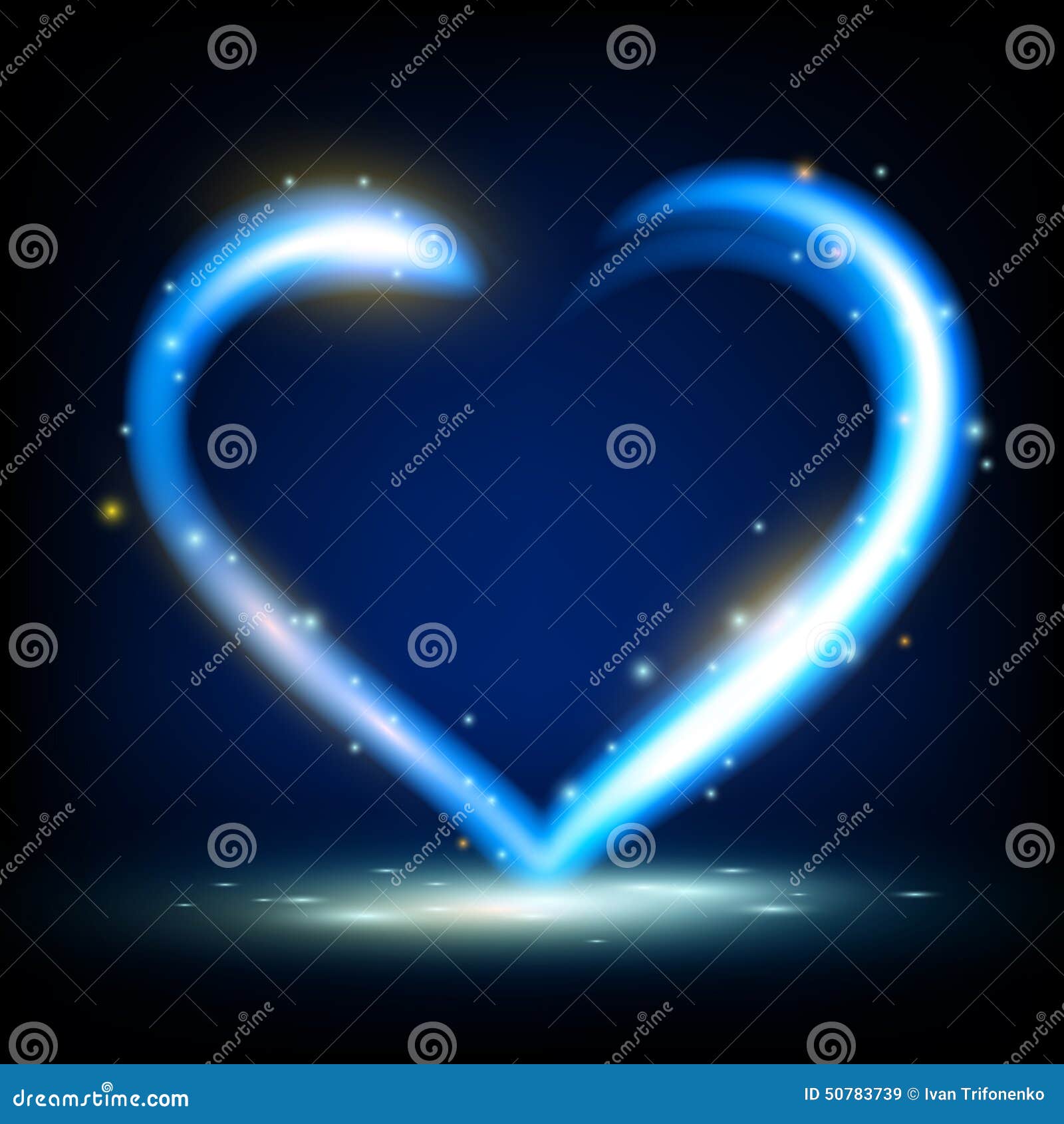 Laser heart stock vector. Illustration of blur, glowing - 50783739