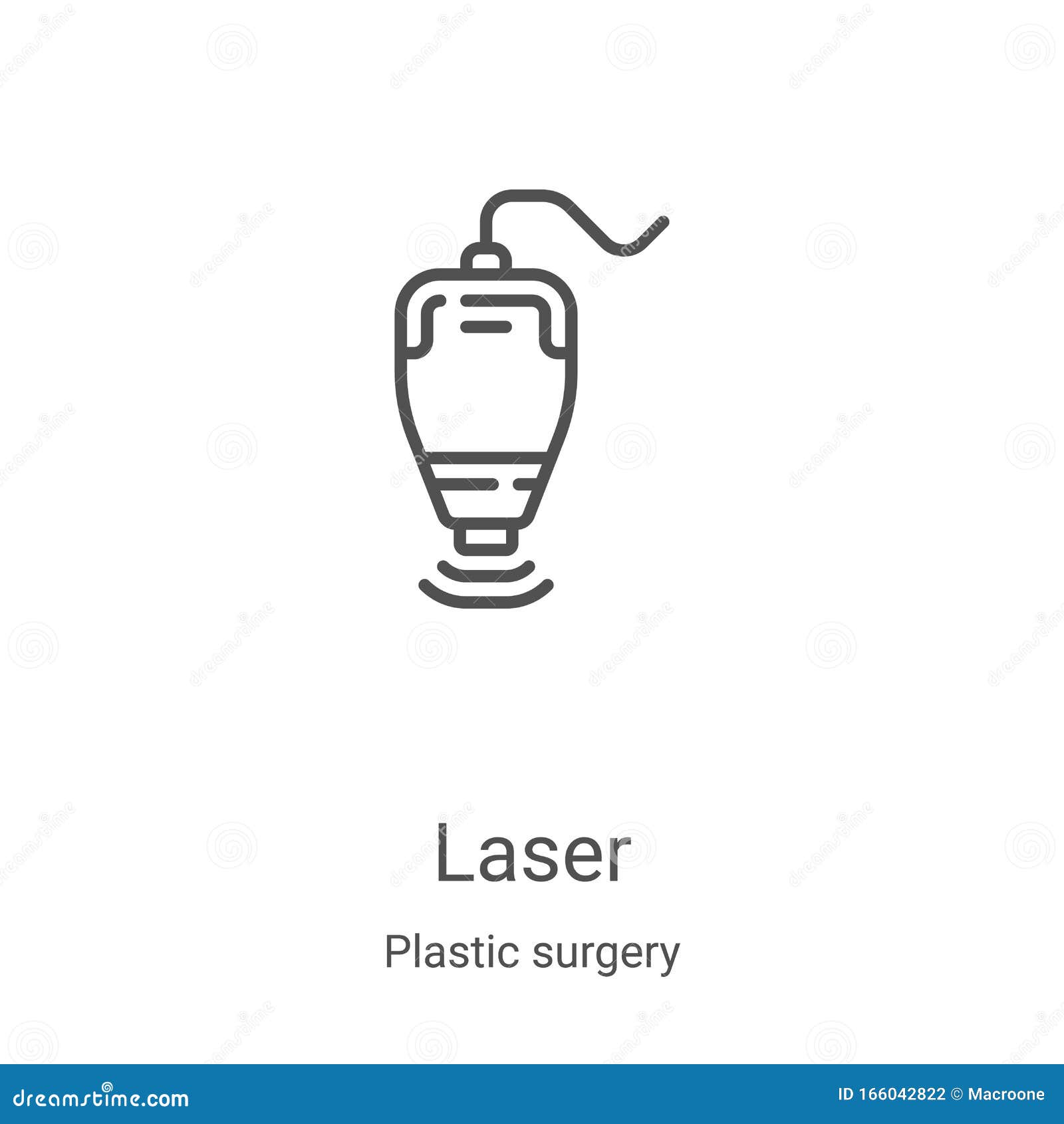 Laser Icon Vector from Plastic Surgery Collection. Thin Line Laser ...