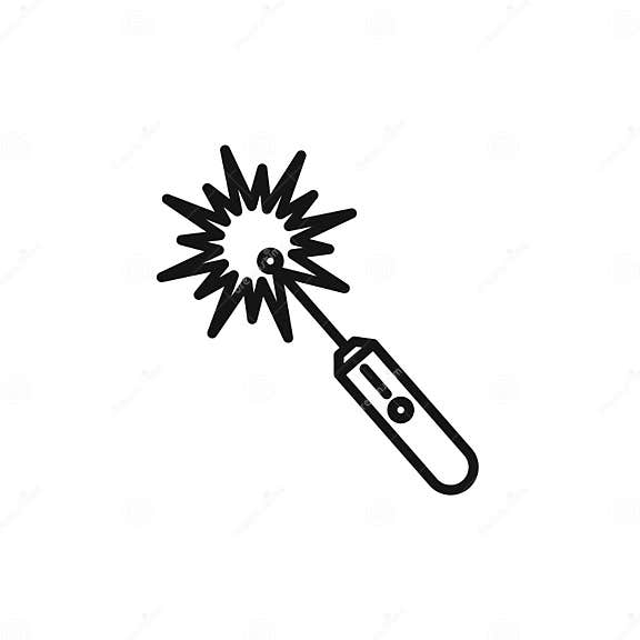 Laser Icon Vector Set Collection for Web Stock Illustration ...