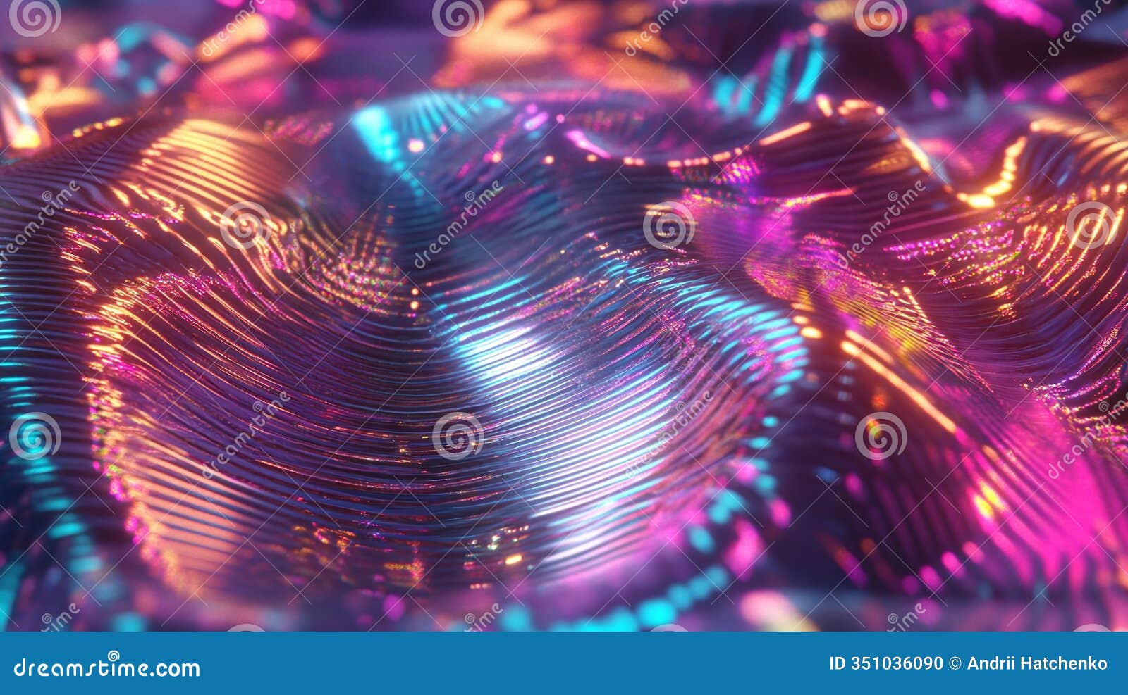 Laser Interference Patterns Creating Complex Moir Effects Rendered in ...