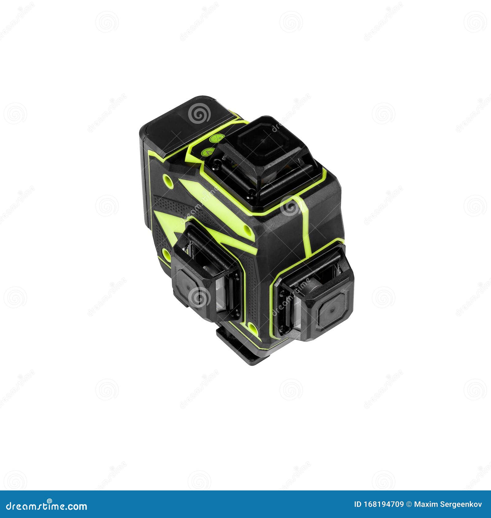 Laser Level on a White Background Stock Image - Image of levelling ...