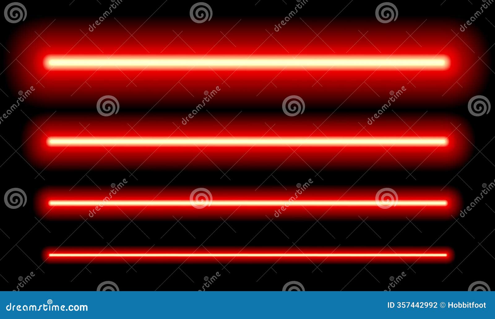Laser Light Beam on Black Background. Vector Illustration Stock Vector ...