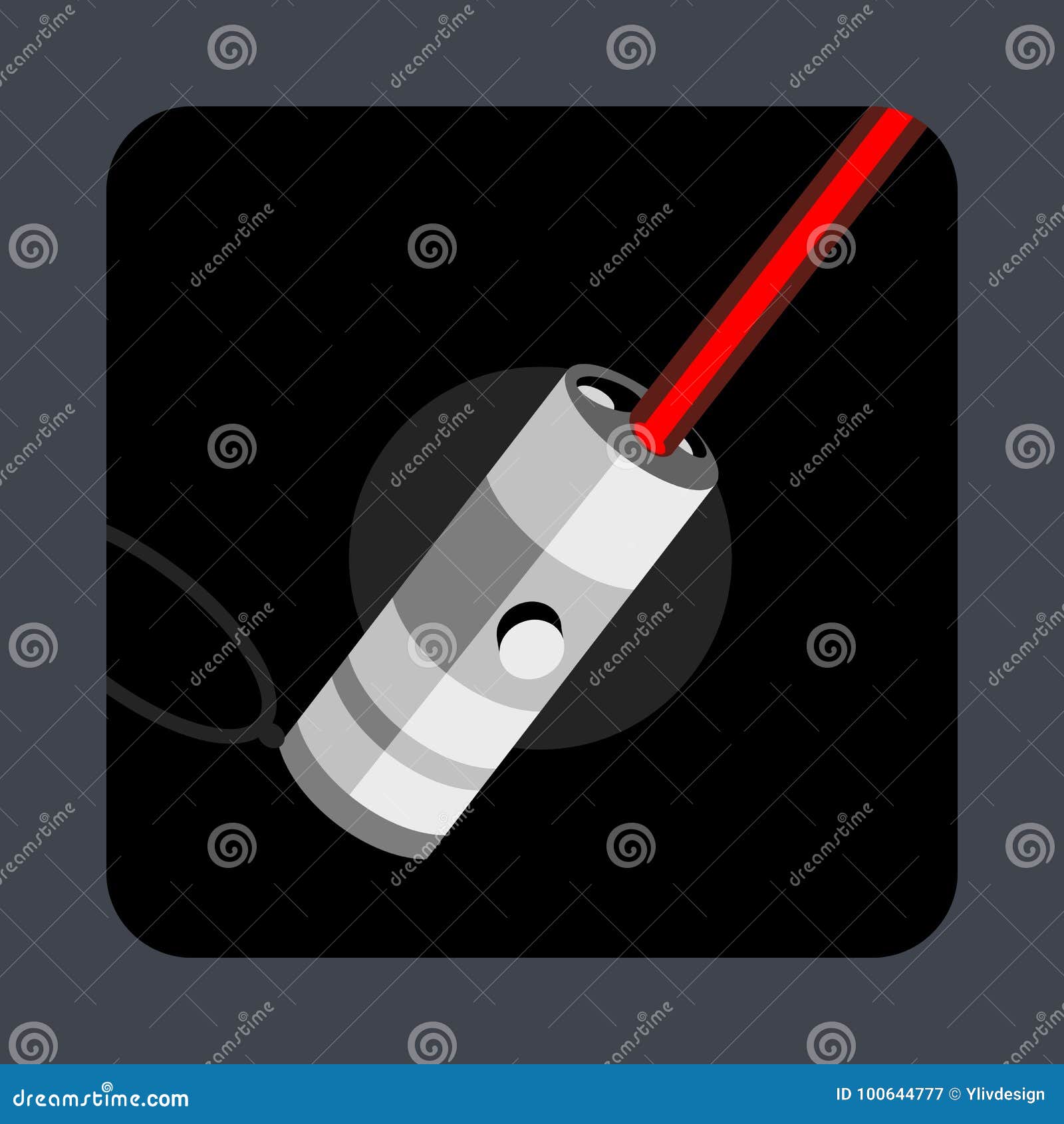 Laser Light Concept Background, Cartoon Style Stock Vector ...