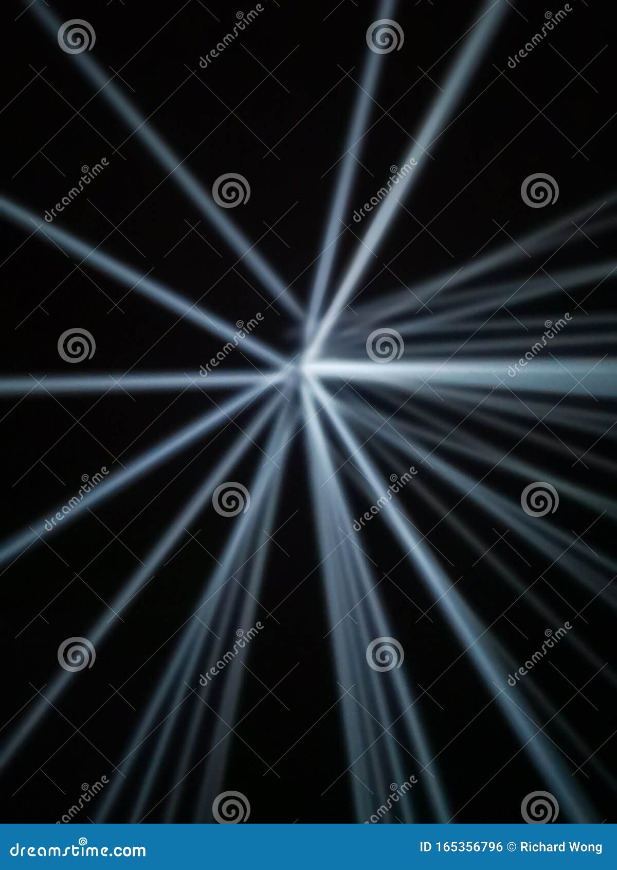 The Laser Lighting Passing through the Night Stock Photo - Image of ...