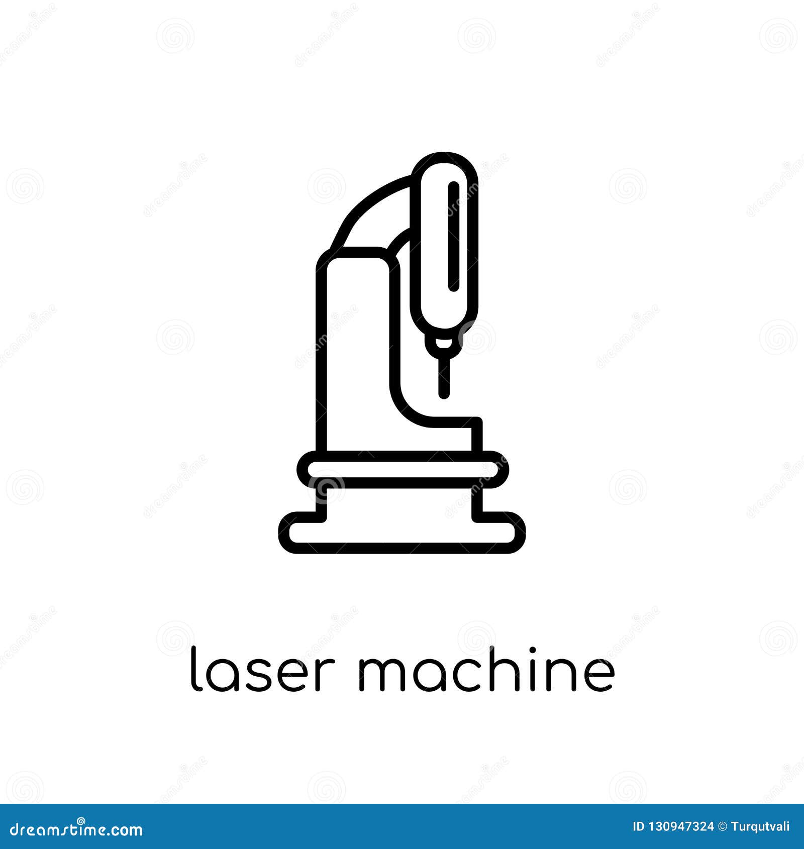 Laser Machine Icon. Trendy Modern Flat Linear Vector Laser Machine Icon ...