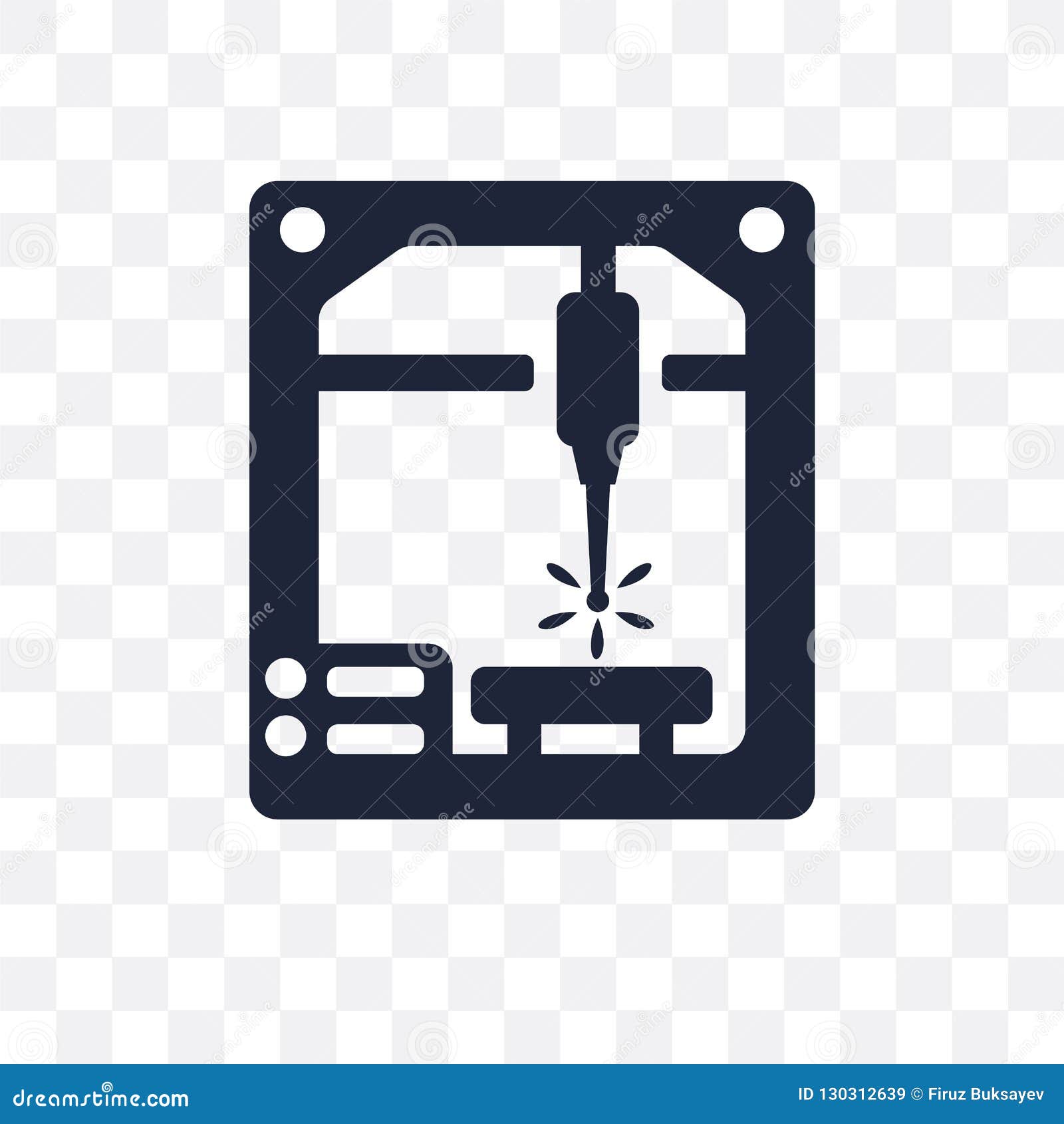 Laser Machine Transparent Icon. Laser Machine Symbol Design from Stock ...