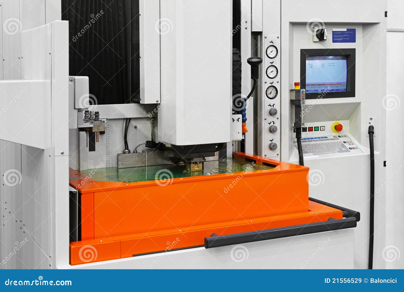 Laser machining stock image. Image of precision, machine - 21556529