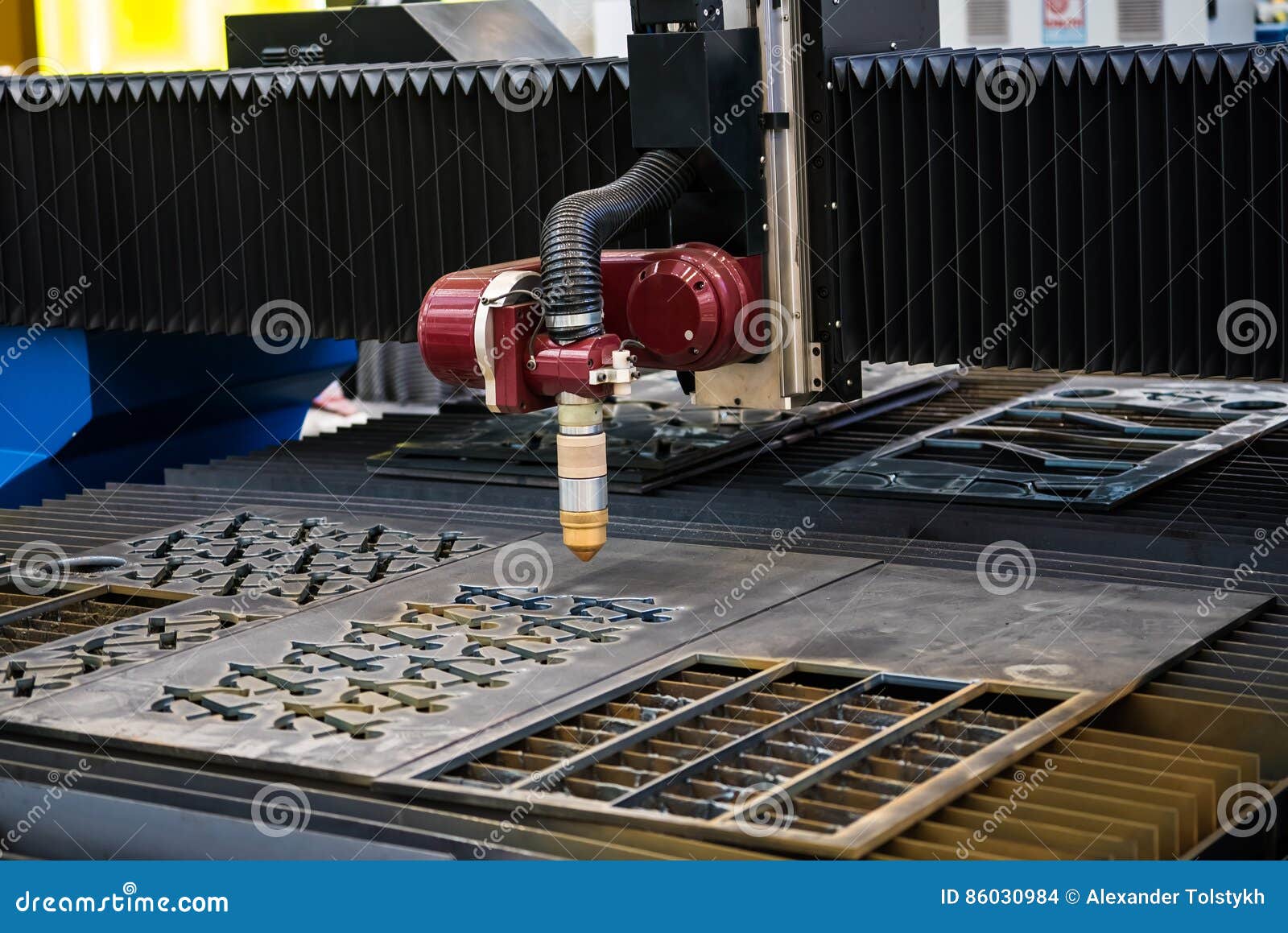 Laser metal sheet machine stock photo. Image of mechanical - 86030984