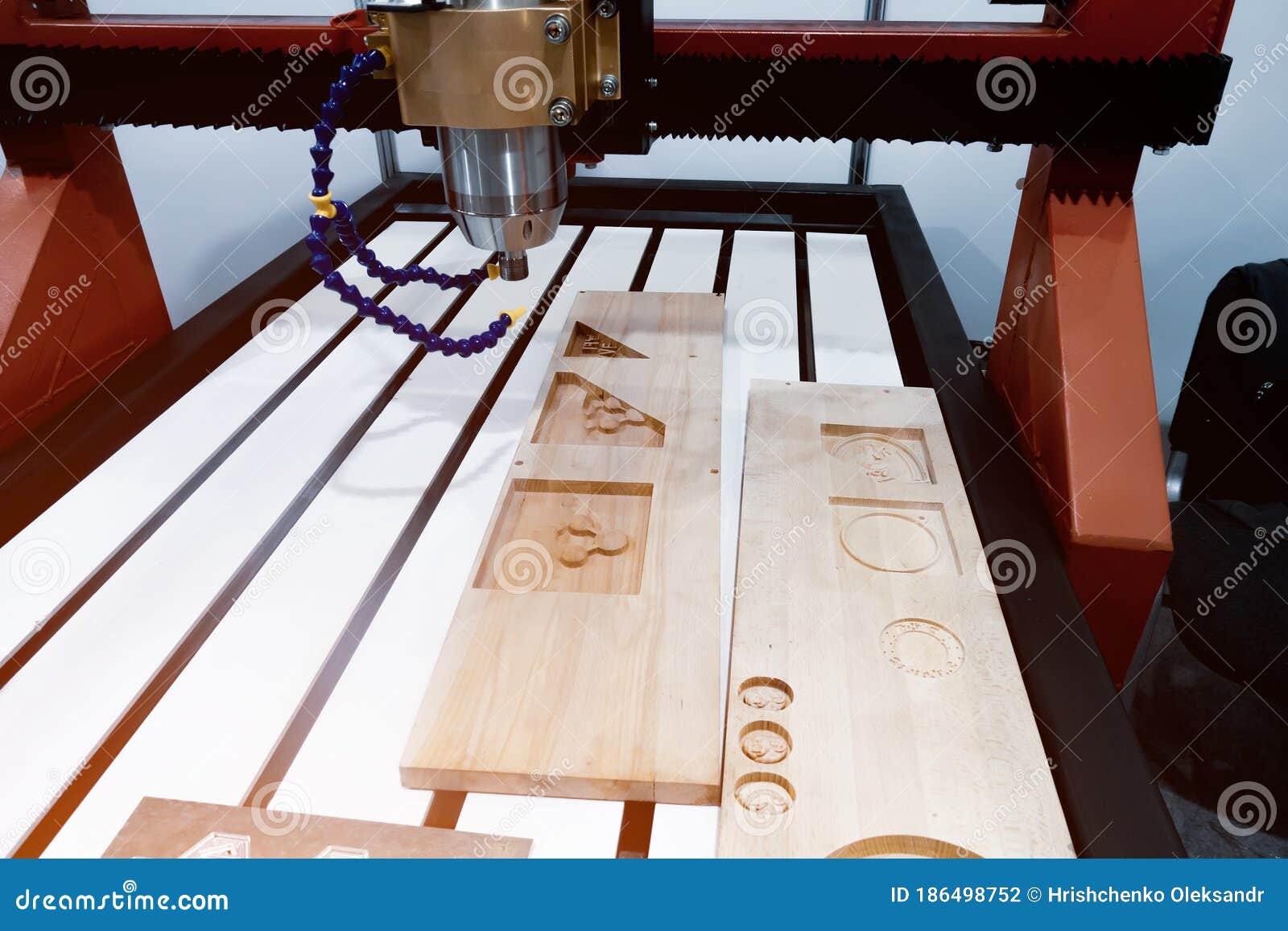 Laser Milling Engraving Machine. Printing Technology Stock Photo ...
