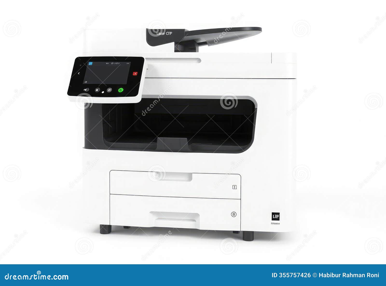 Laser Multifunction Center Machine Isolated Stock Illustration ...