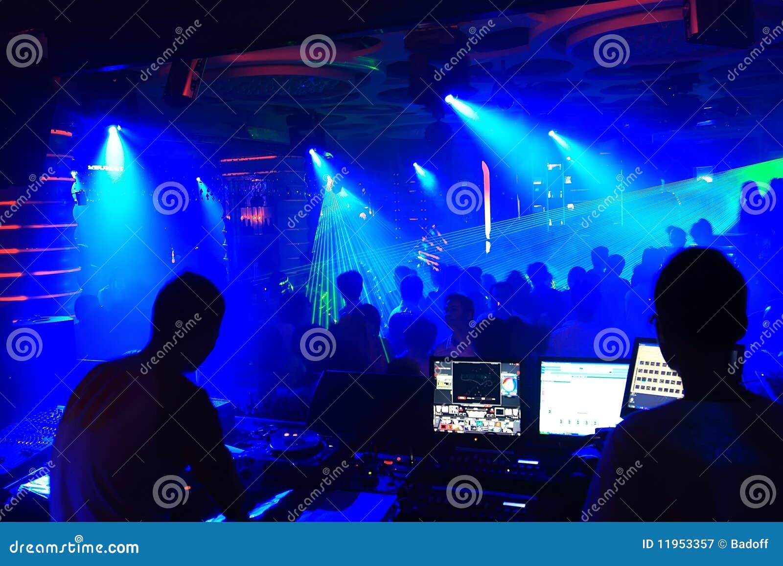 Laser party stock image. Image of deejay, rave, techno - 11953357
