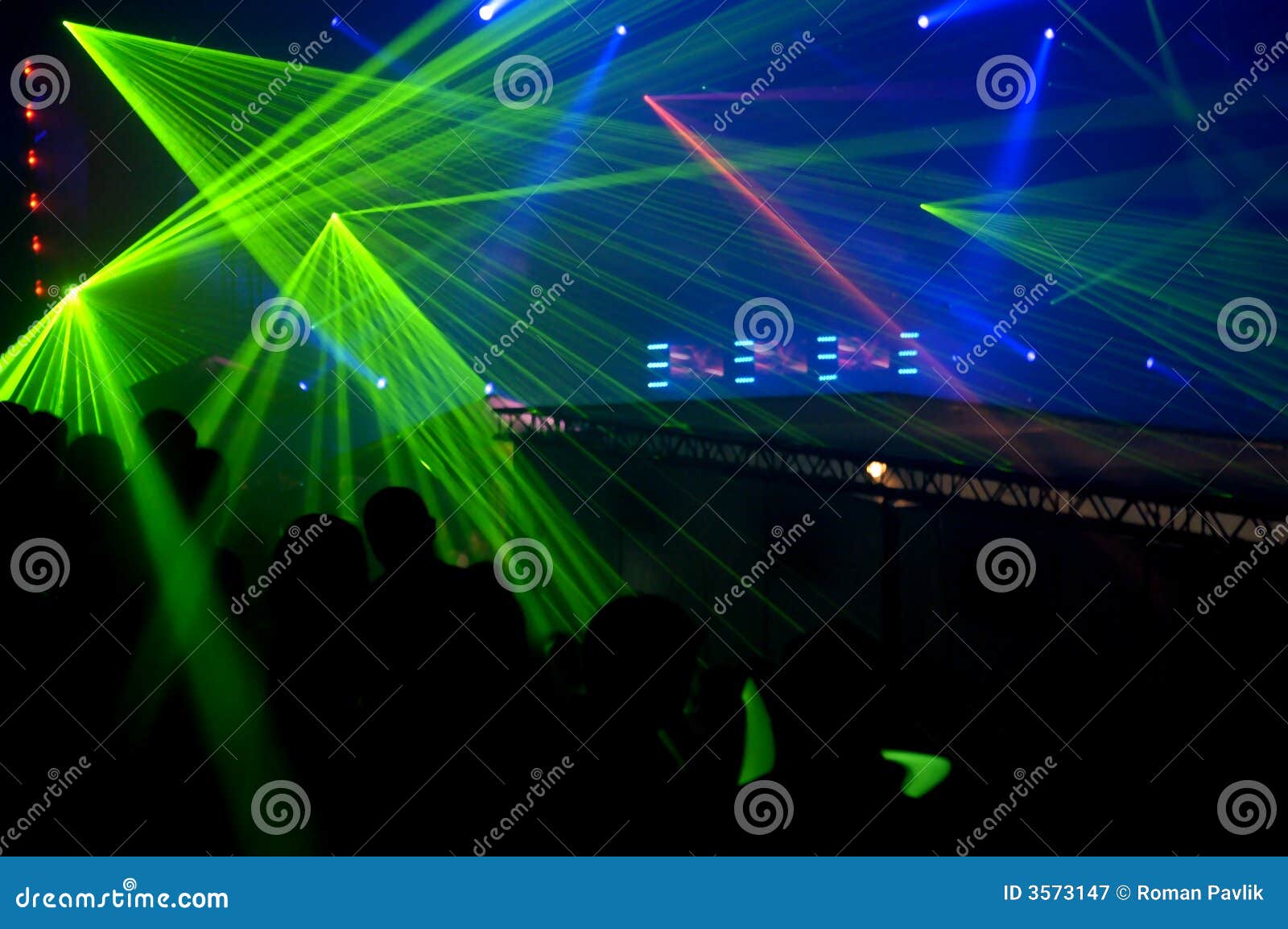 Laser party stock image. Image of music, lightshow, house - 3573147