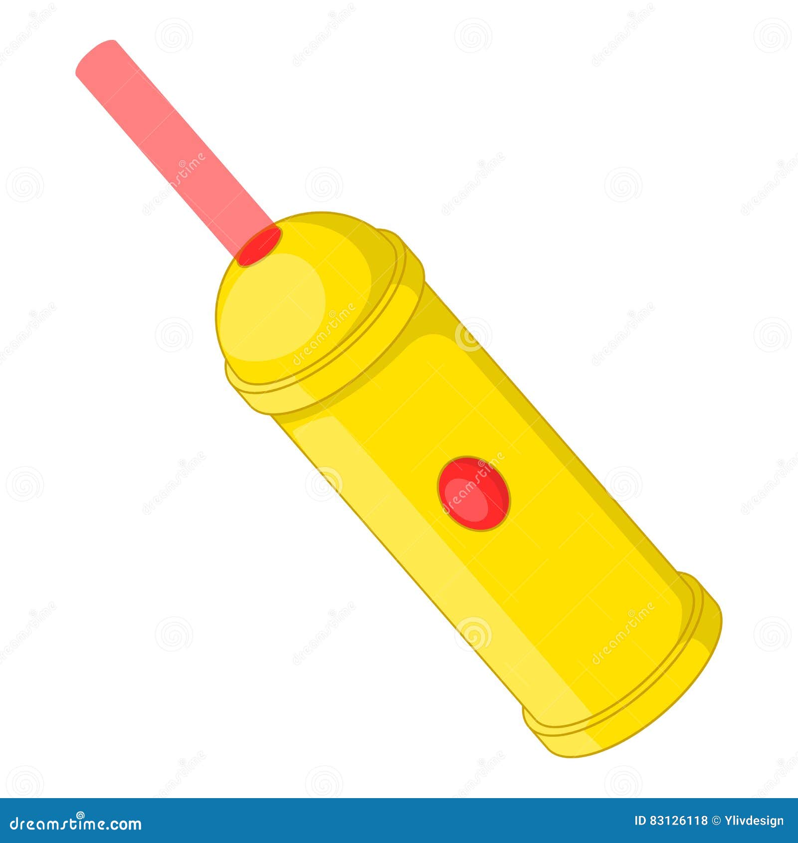 Laser Pointer Icon, Cartoon Style Stock Vector - Illustration of ...