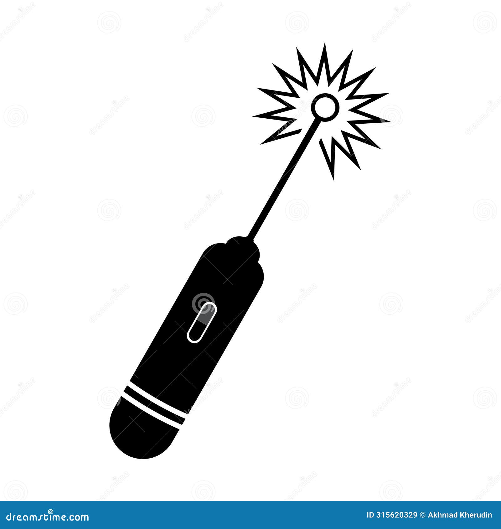 Laser pointer icon stock vector. Illustration of pictogram - 315620329