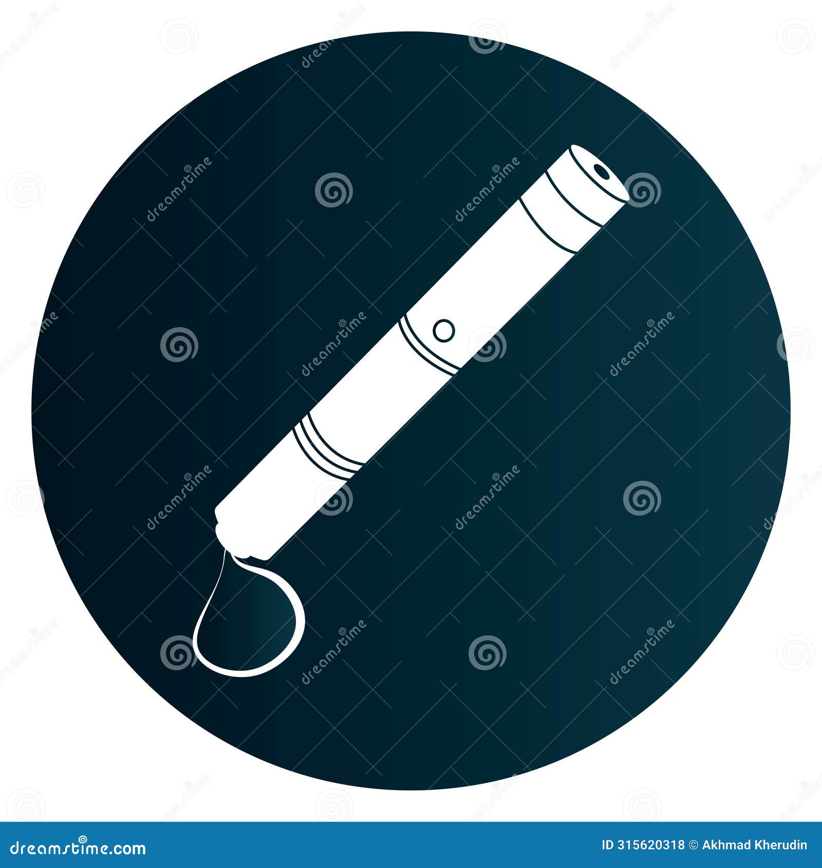 Laser pointer icon stock vector. Illustration of arrow - 315620318