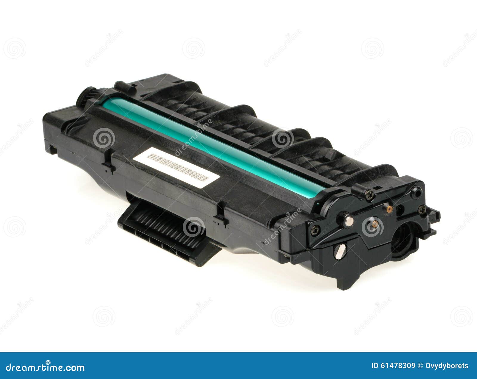 Laser Printer Cartridge Isolated on White Stock Image - Image of large ...