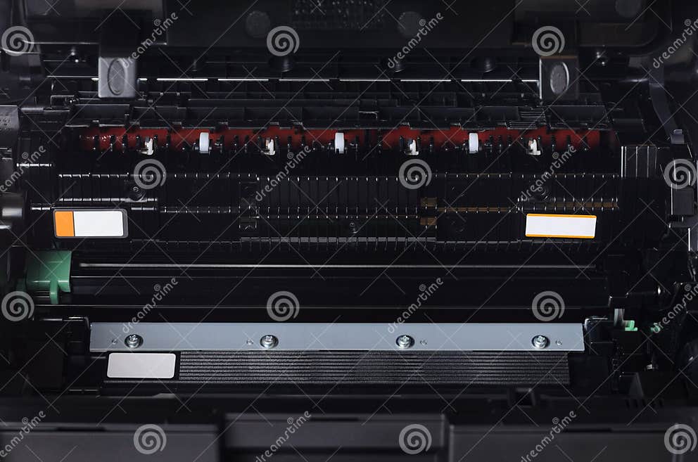Laser printer internals stock image. Image of cartridge - 96271911