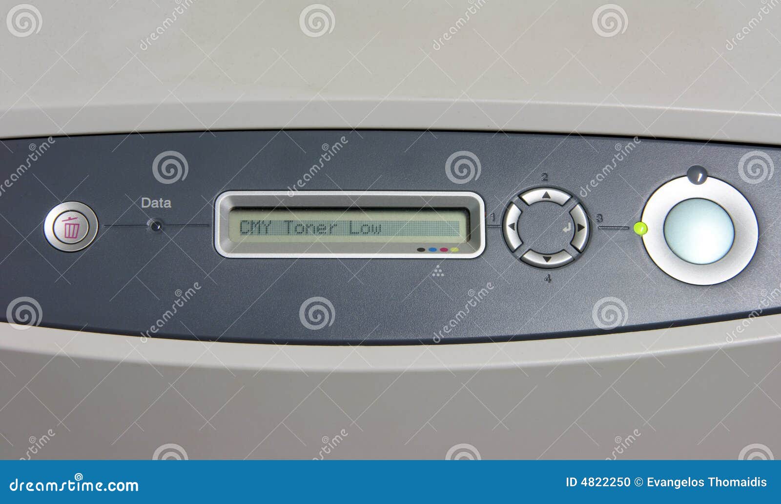 Laser printer panel stock photo. Image of button, monitor - 4822250