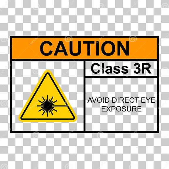 Laser Radiation Danger Class 3R Label Icon, Safety Information Symbol ... Laser Radiation Danger Class 3R Label Icon, Safety Information Symbol ...
