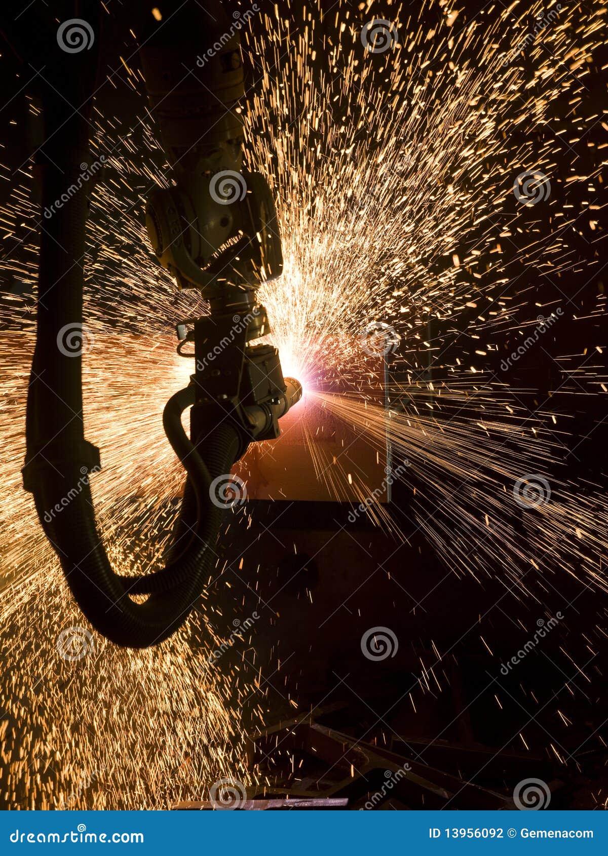 Laser Robot stock photo. Image of production, progress - 13956092