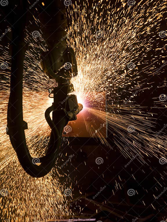 Laser Robot stock photo. Image of production, progress - 13956092