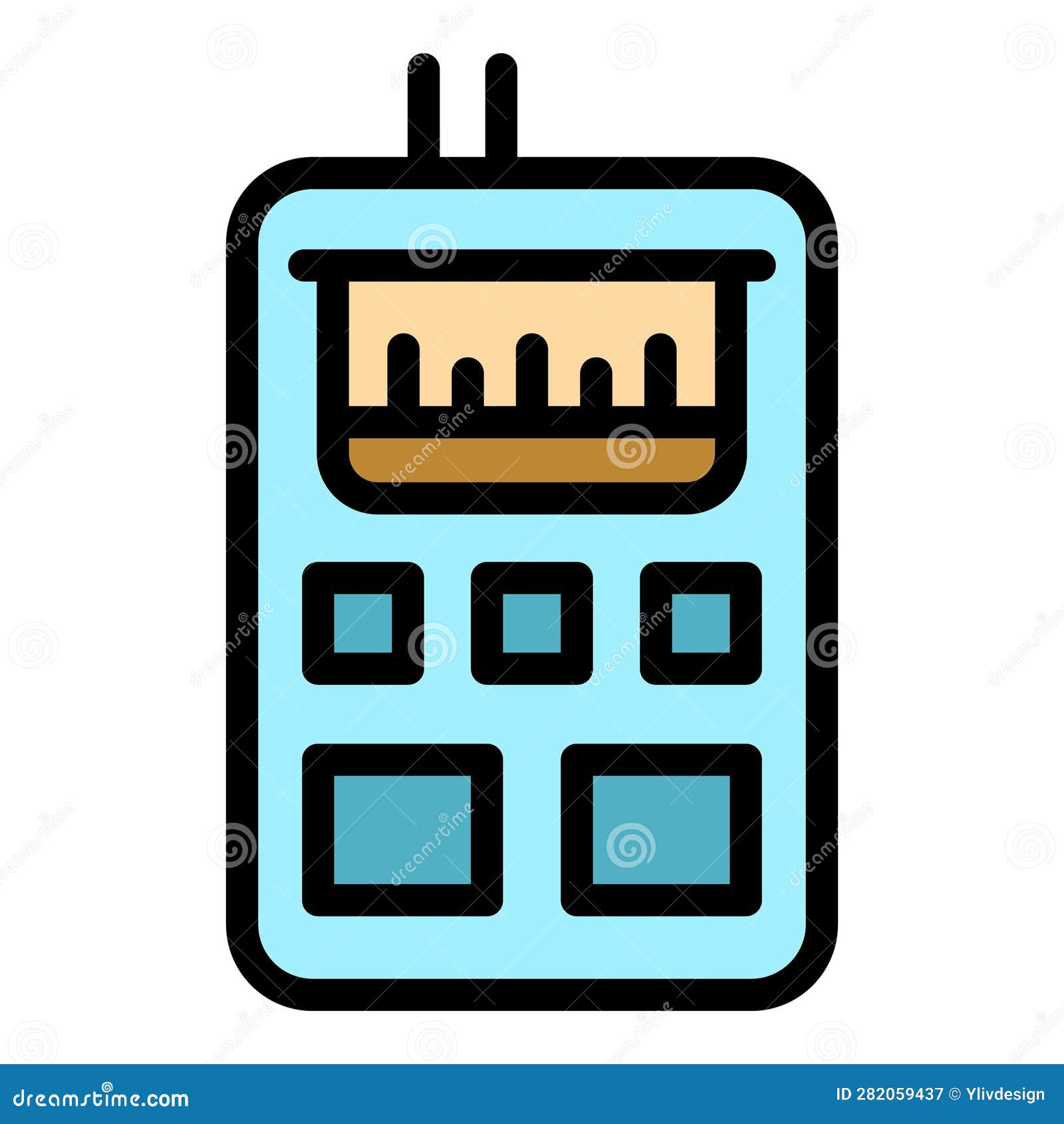 Laser Ruler Tool Icon Vector Flat Stock Vector - Illustration of tape ...