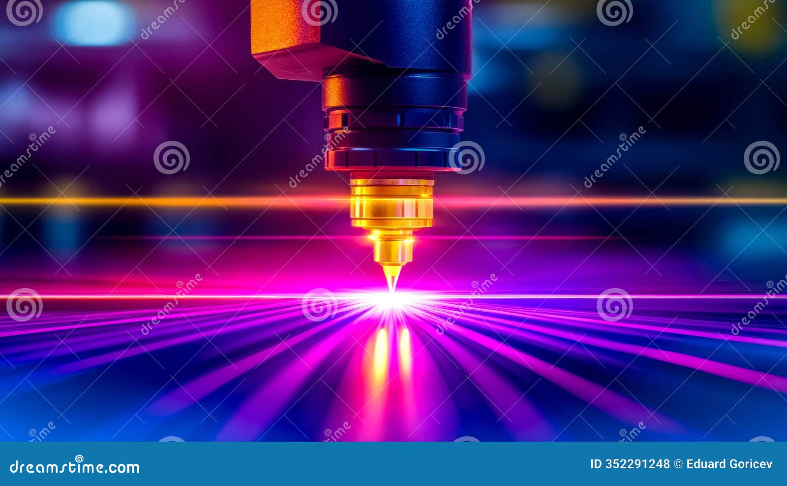 Laser Scanner Performing a Measurement in Manufacturing Process with ...