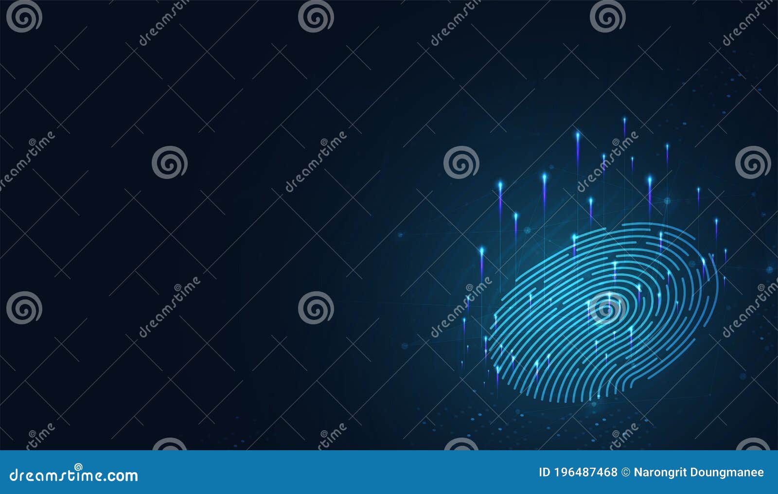 Laser Scanning of Fingerprint of Digital Biometric Security Technology ...