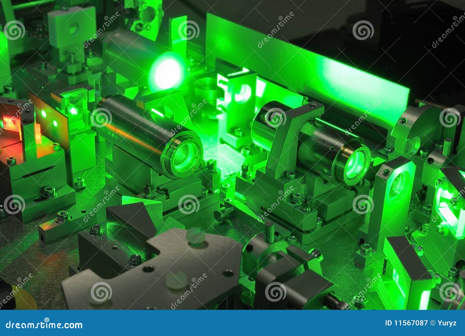 Laser science stock image. Image of light, mirror, holder - 11567087