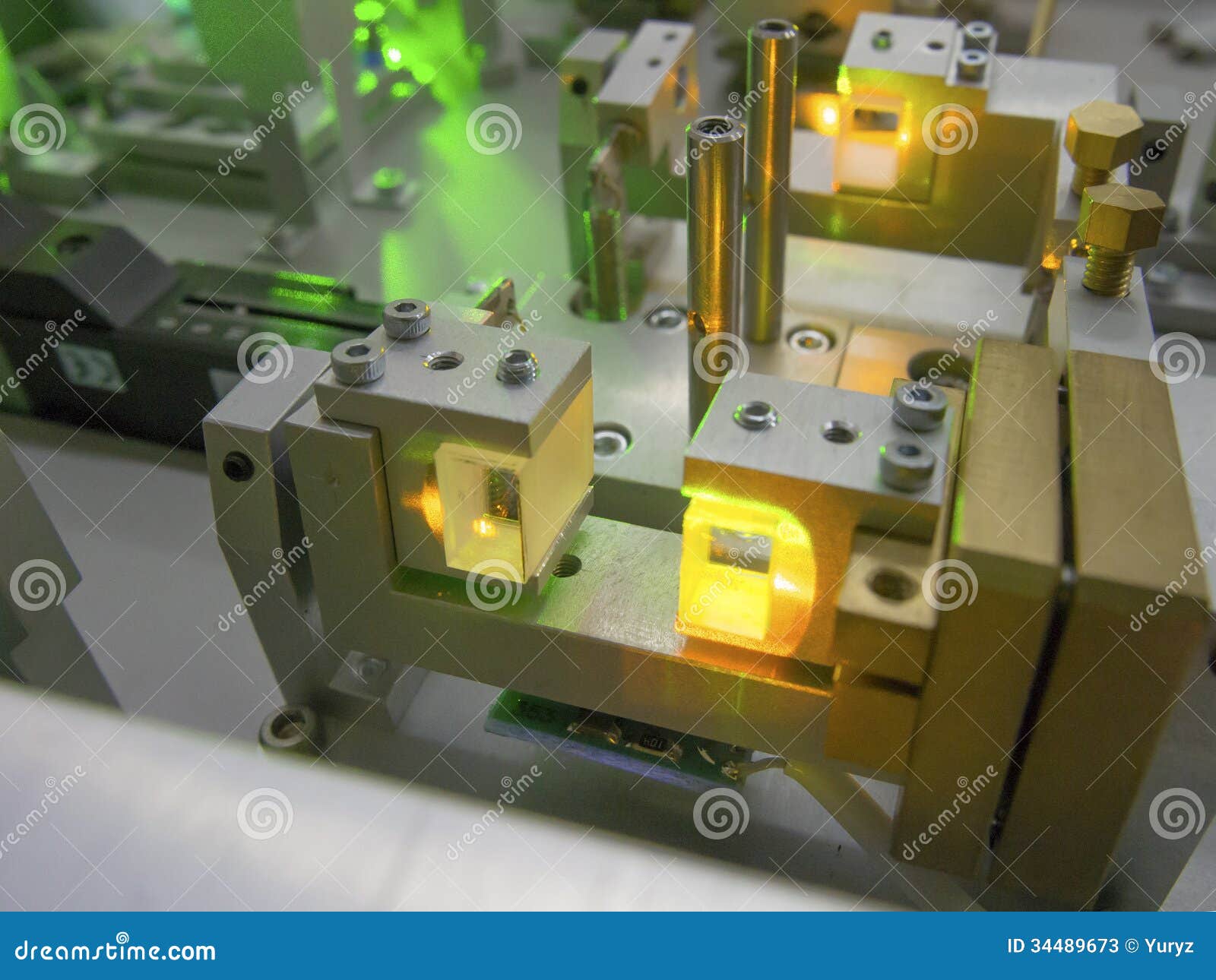 Laser science stock image. Image of technology, modern - 34489673