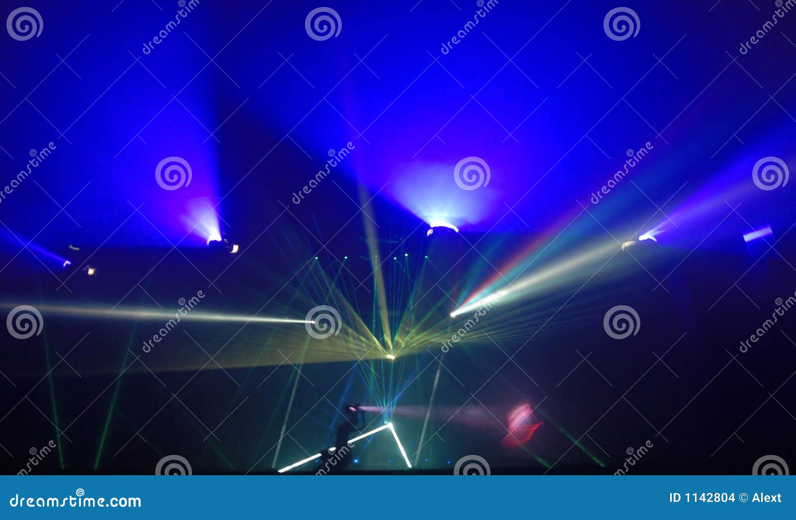 Laser Show stock photo. Image of green, colorful, blue - 1142804