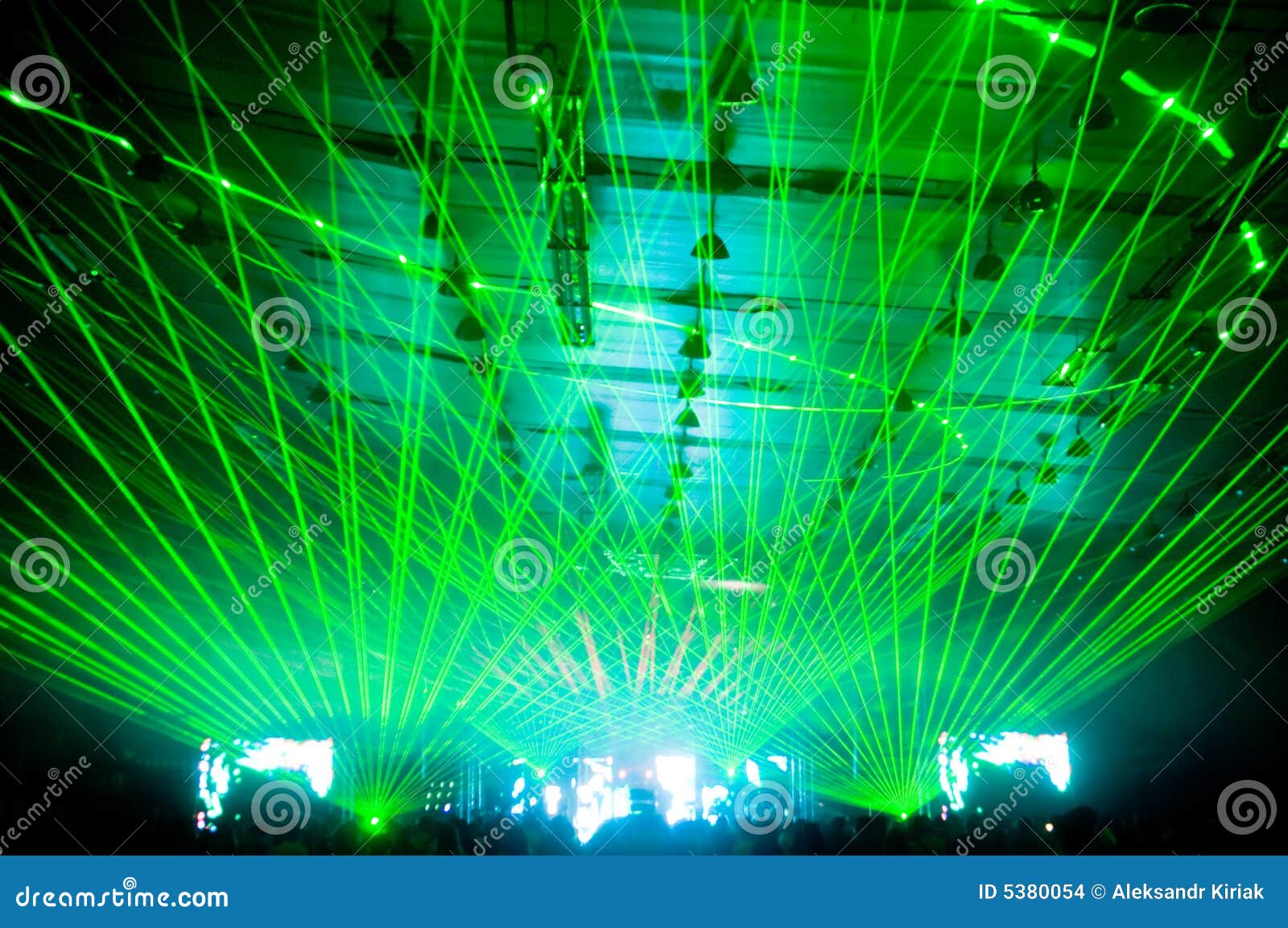 Laser show at the concert stock photo. Image of night - 5380054