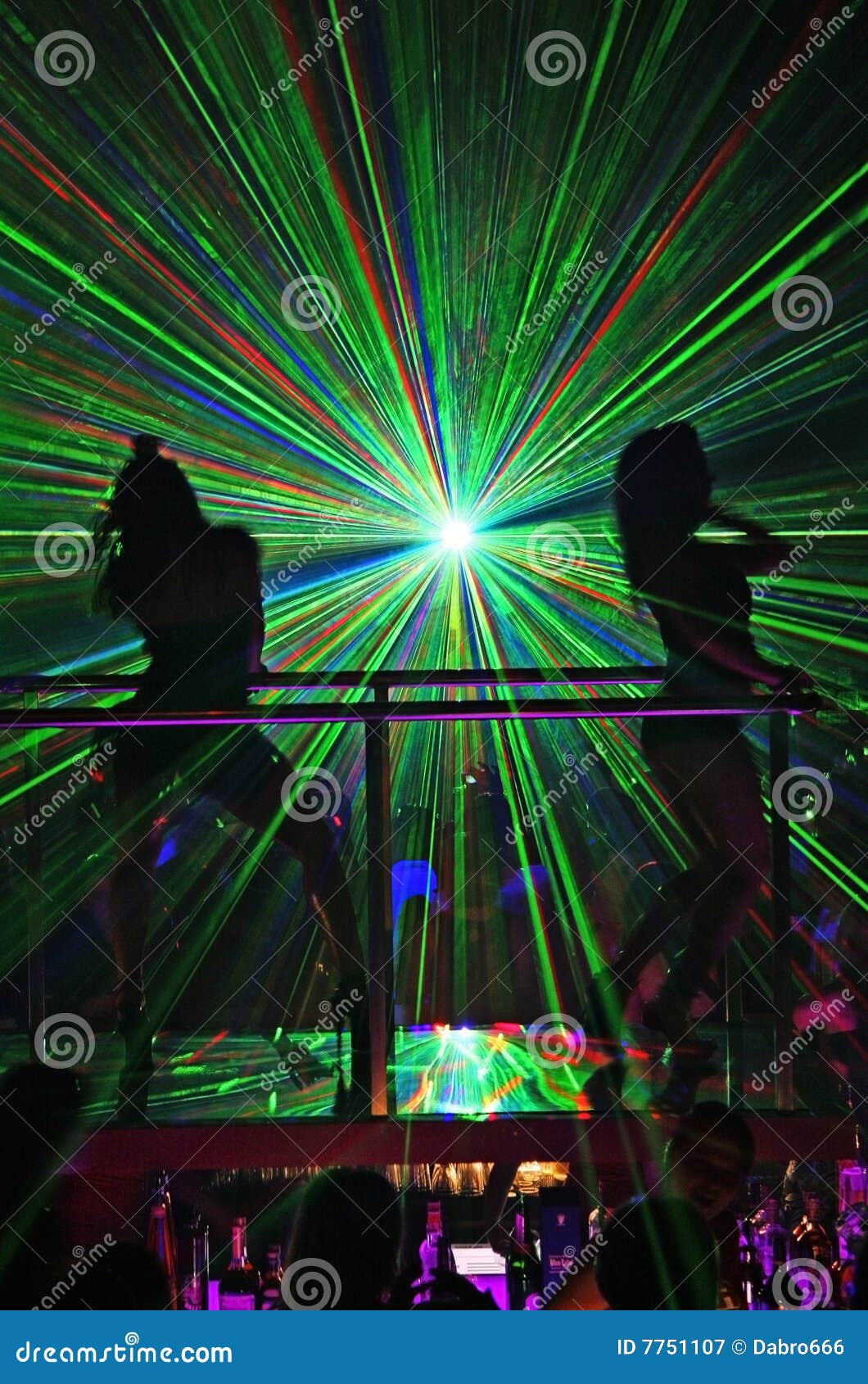 Laser show at a nightclub stock image. Image of lighting - 7751107