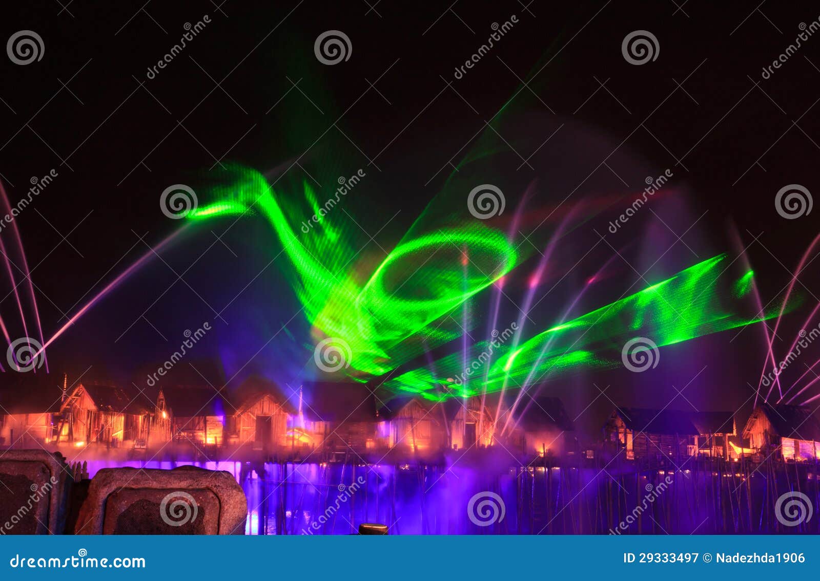 Laser Show in Sentosa, Singapore Editorial Photography - Image of show ...