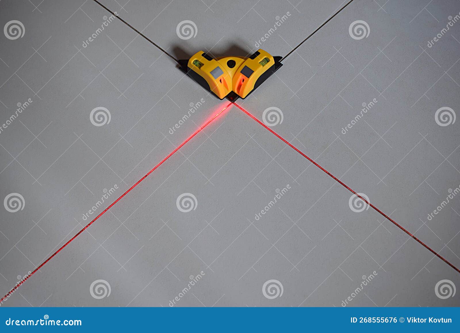 Laser Square-level for Construction Work Stock Photo - Image of measure ...