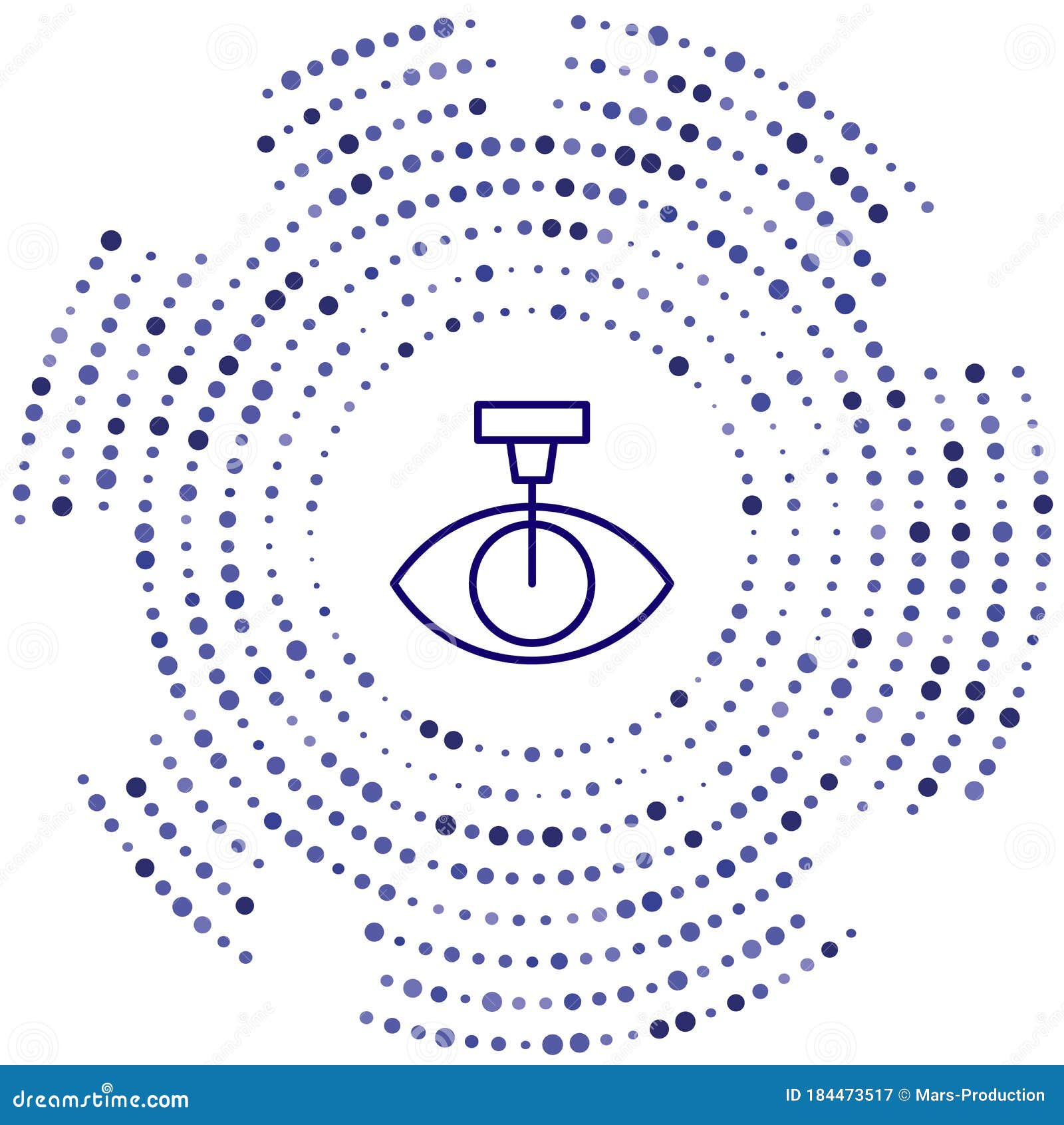 Laser Surgery Vector Icon. Laser Surgery Editable Stroke Stock Vector ...