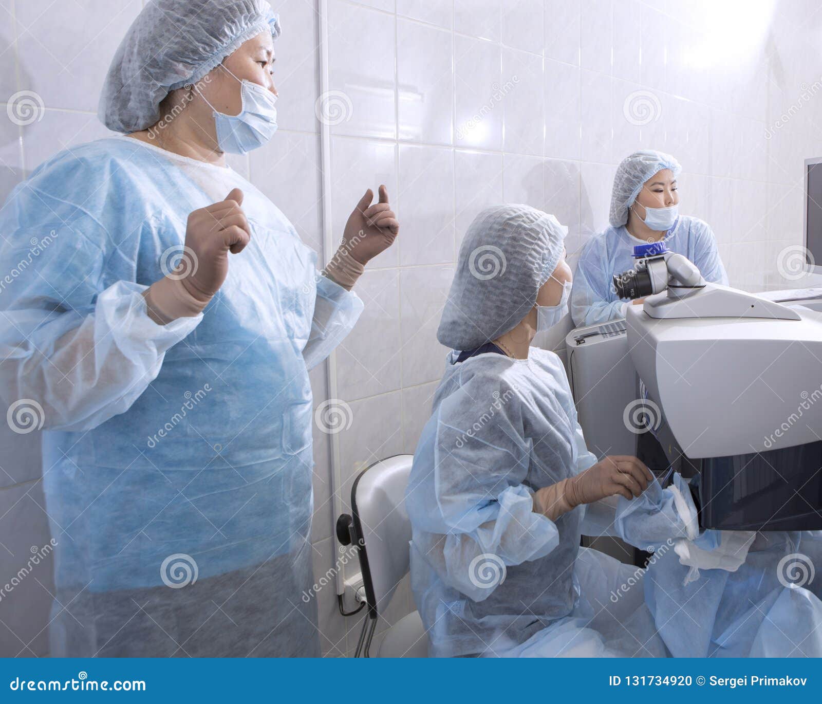 Laser Surgery for Vision Correction Stock Photo - Image of hospital ...