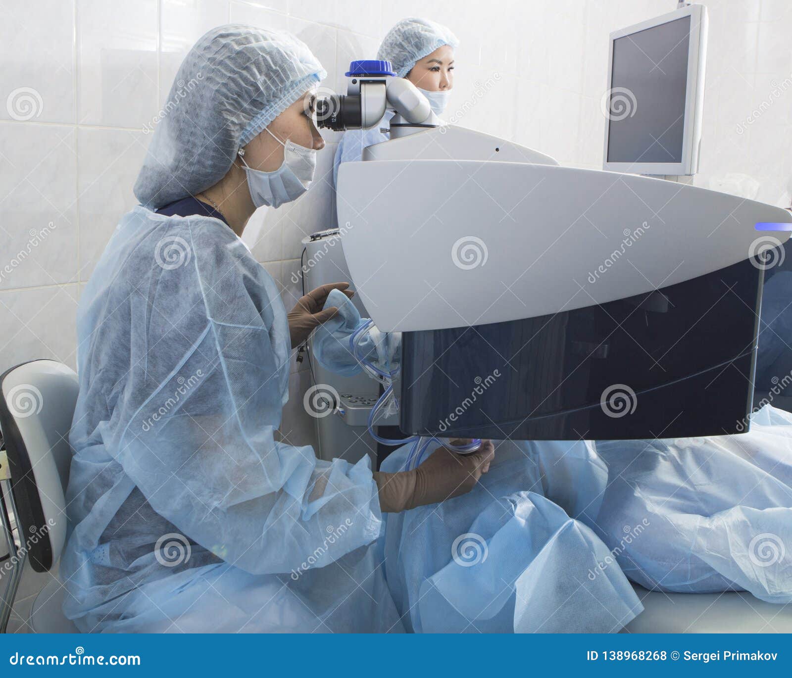 Laser Surgery for Vision Correction Stock Photo - Image of medicine ...