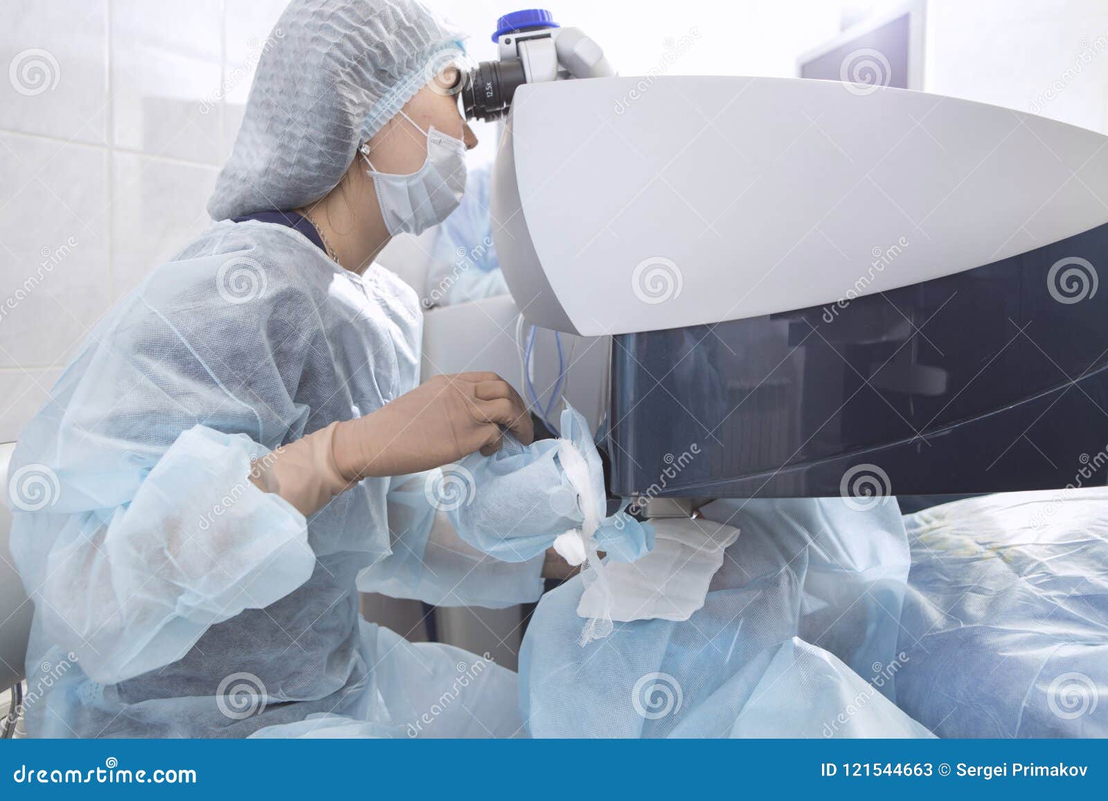 Laser Surgery for Vision Correction Stock Image - Image of healthcare ...