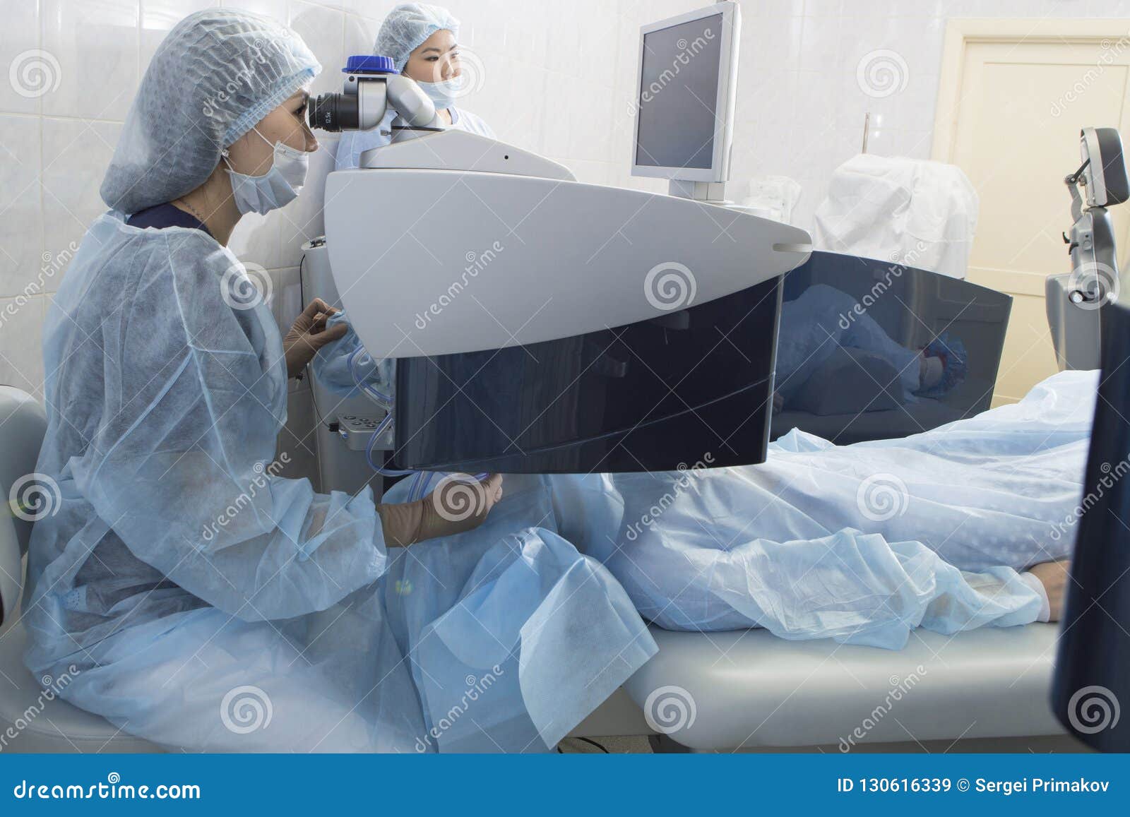 Laser Surgery for Vision Correction Stock Image - Image of ...
