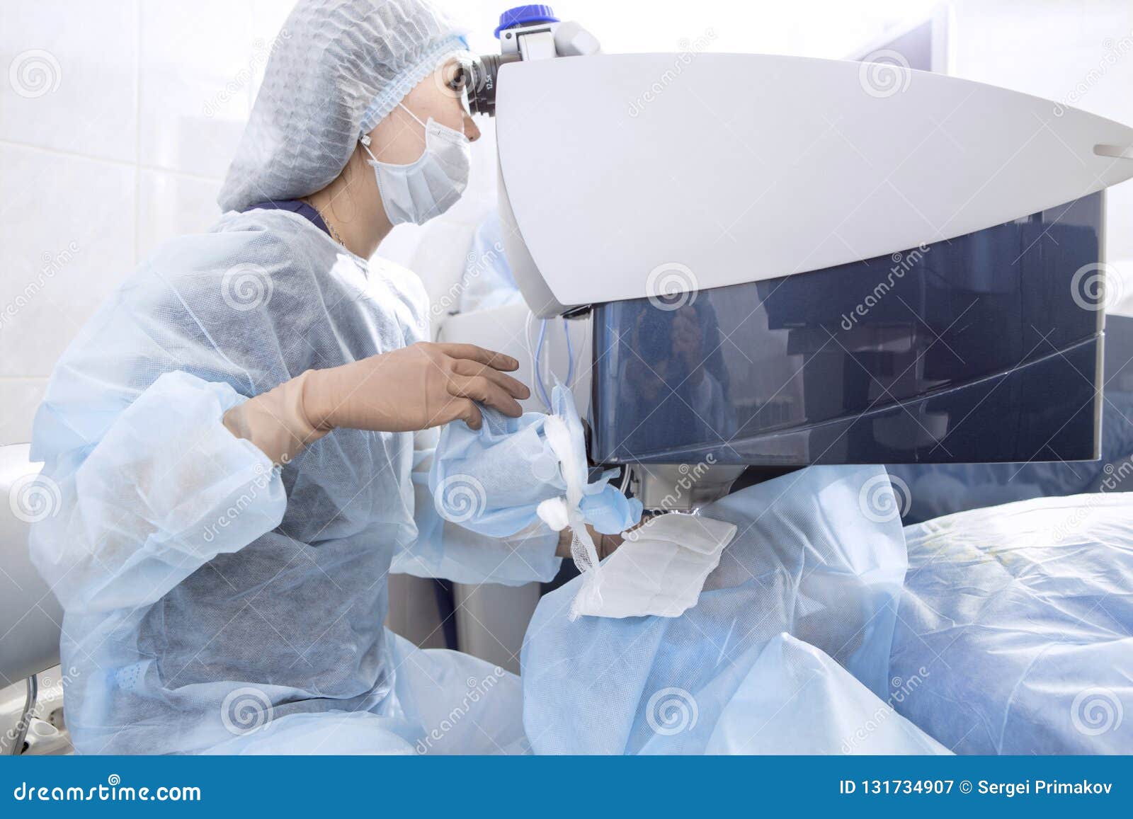 Laser Surgery for Vision Correction Stock Image - Image of monitor ...
