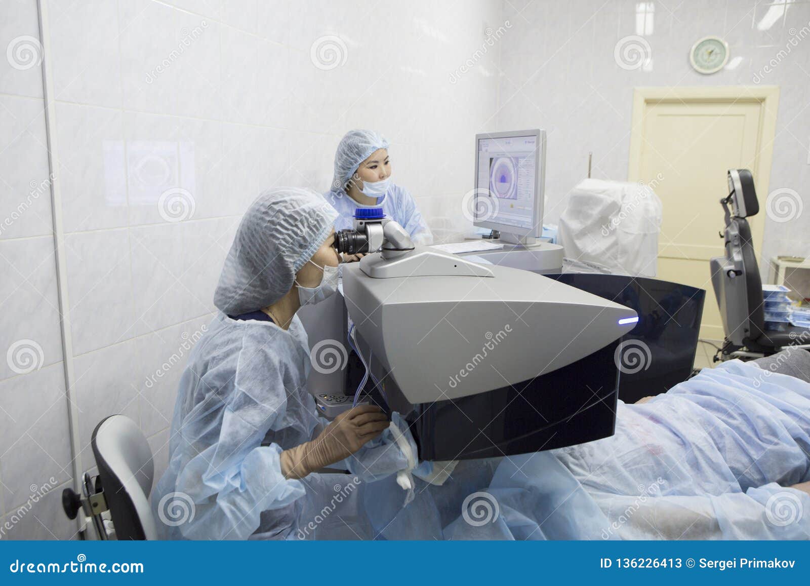 Laser Surgery for Vision Correction Stock Image - Image of ...